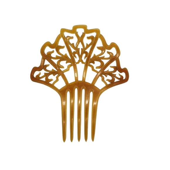 Unbranded | Accessories | Vintage Large Antique Celluloid Hair Comb ...